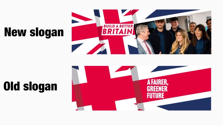 Labour launch new slogan – politicaladvertising.co.uk