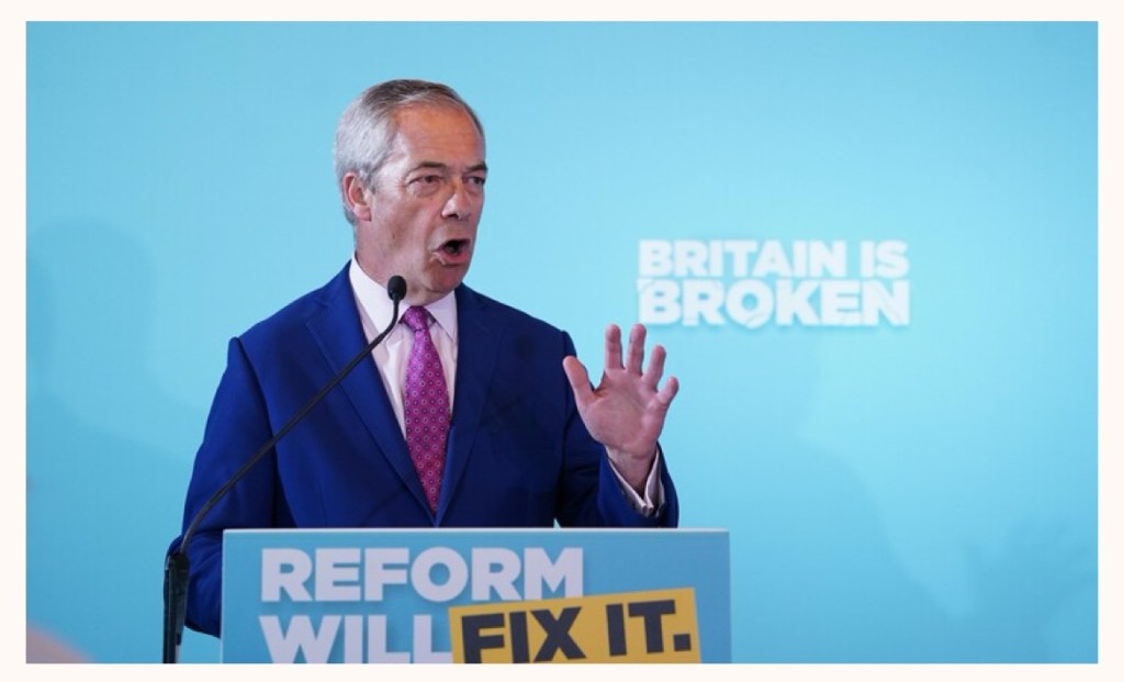 Reform UK election slogan is excellent – politicaladvertising.co.uk